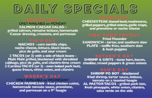 Menus – Pinky’s Westside Grill™